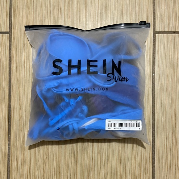 Shein Swim Shien Blue Bikini With Cover Up Brand New Poshmark